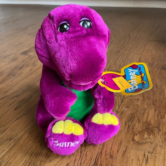 Toys | Vintage 1993 Barney Plush Nwt Toys R Us Tag | Poshmark